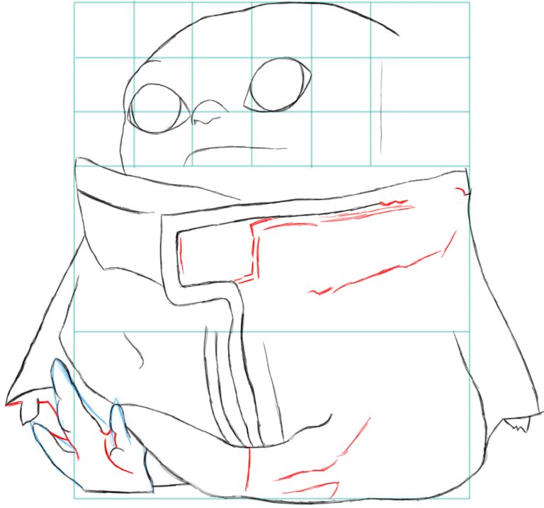 How to Draw Baby Yoda from The Mandalorian (Realistic) – Easy Step by ...