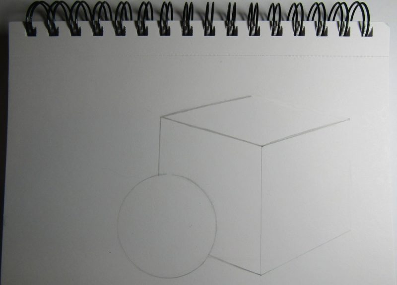 How to Draw a Still Life with Basic Geometric Shapes (Cube, Sphere, and ...