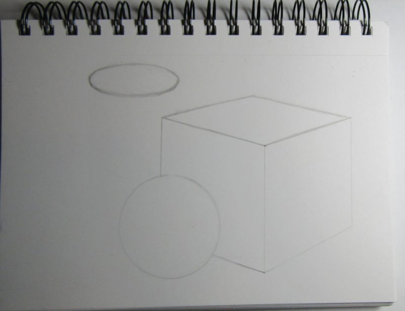How to Draw a Still Life with Basic Geometric Shapes (Cube, Sphere, and ...