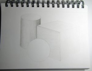 How to Draw a Still Life with Basic Geometric Shapes (Cube, Sphere, and ...