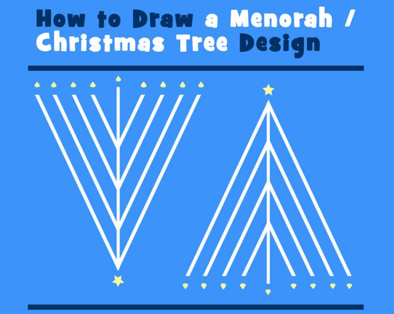 Hanukkah Lessons – How to Draw Step by Step Drawing Tutorials