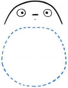 How to Draw Totoro and Baby / Mini Tototoros (White and Light Blue ...