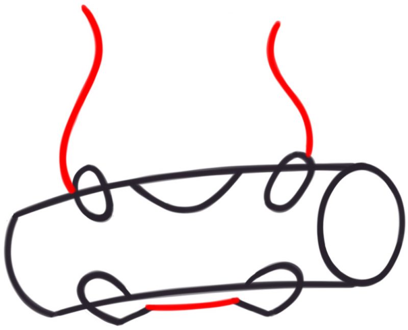 How to Draw Calcifer Eating a Log (Cute Kawaii) from Howl’s Moving ...