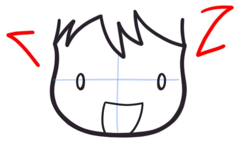 How to Draw Cute (Kawaii / Chibi) Ponyo in Fish Form Easy Step by Step ...