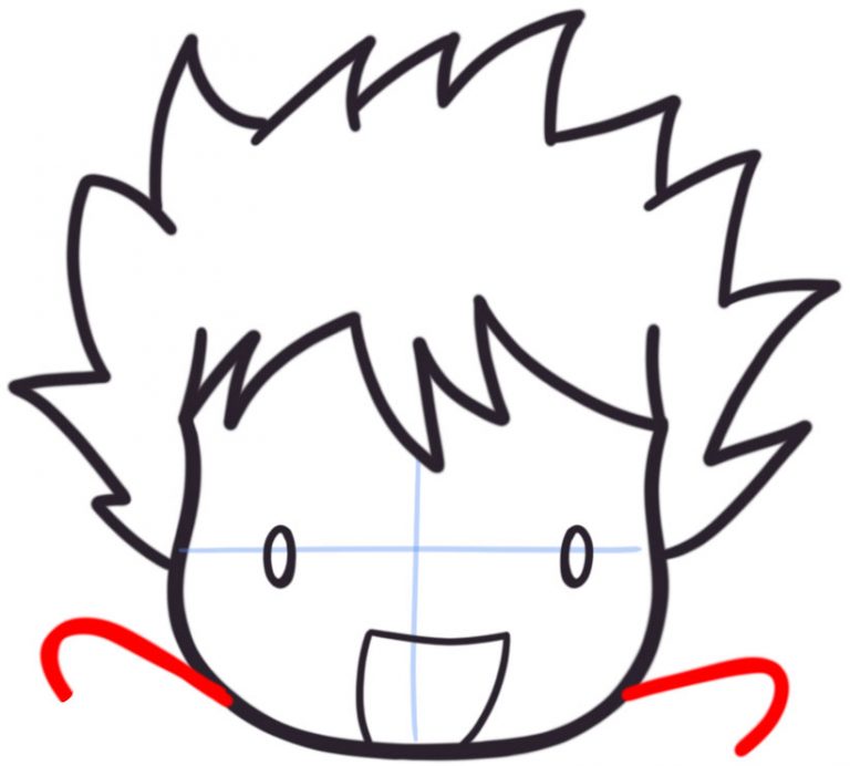 How to Draw Cute (Kawaii / Chibi) Ponyo in Fish Form Easy Step by Step ...