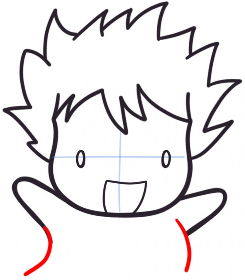 How to Draw Cute (Kawaii / Chibi) Ponyo in Fish Form Easy Step by Step ...