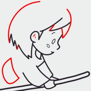 How to Draw Kiki and Jiji Riding a Broom (Cute Chibi / Kawaii) from ...