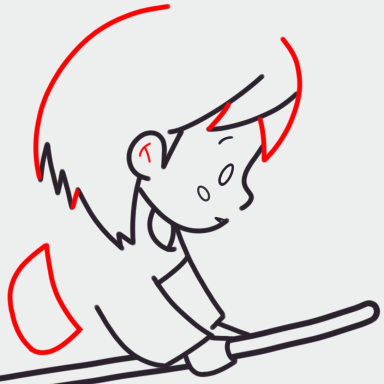 How to Draw Kiki and Jiji Riding a Broom (Cute Chibi / Kawaii) from ...