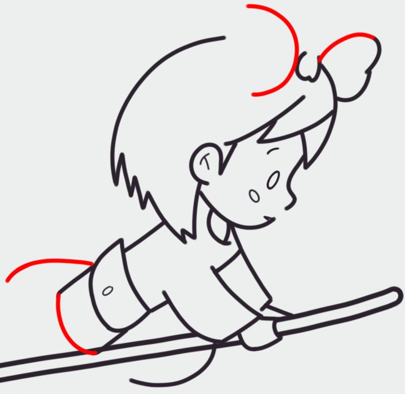 How to Draw Kiki and Jiji Riding a Broom (Cute Chibi / Kawaii) from ...