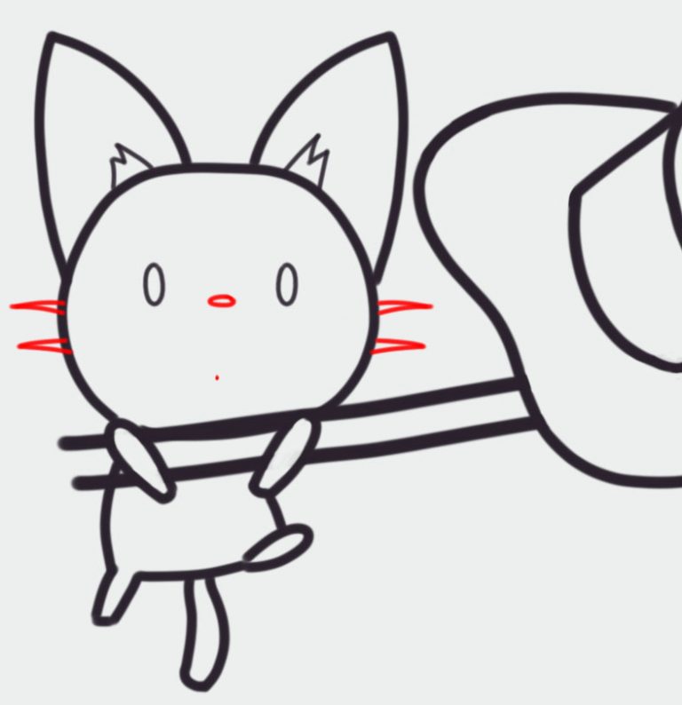 How to Draw Kiki and Jiji Riding a Broom (Cute Chibi / Kawaii) from ...