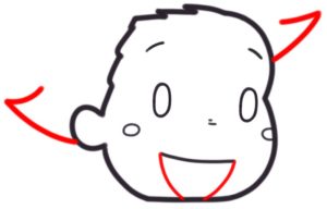 How to Draw Cute (Kawaii / Chibi) Ponyo Running in Human Form Easy Step ...