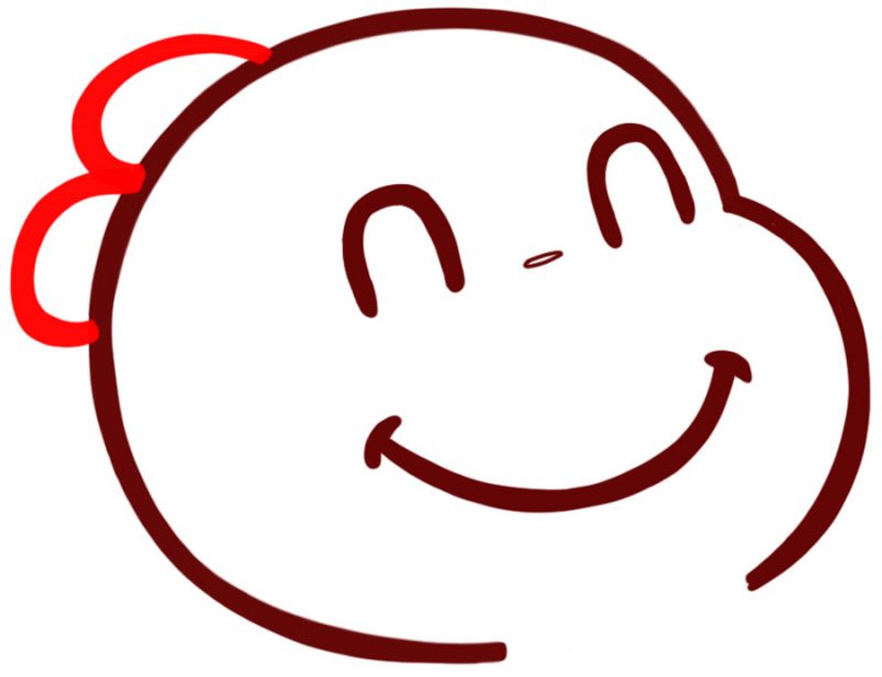 How to Draw QooBee – a Cute Yellow Dinosaur Digital Sticker from ...