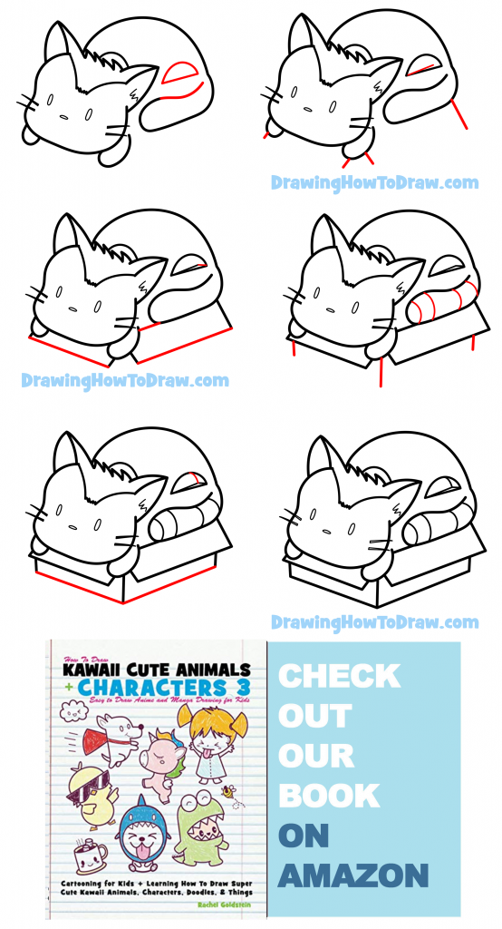 How to Draw Cat Bus (Cute / Kawaii / Chibi Style) from Studio Ghibli’s ...