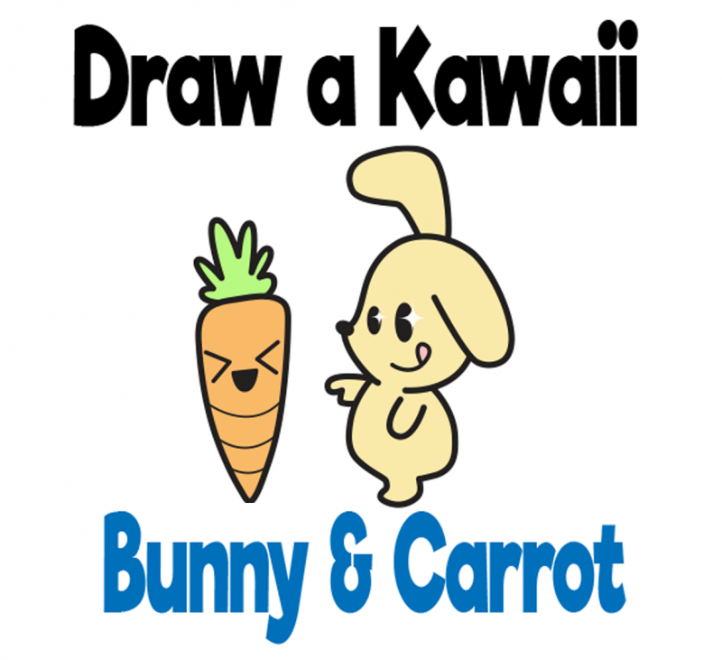 kawaii carrots – How to Draw Step by Step Drawing Tutorials