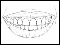 How to Draw Teeth Mouths and the Human Face: Drawing Tutorials ...